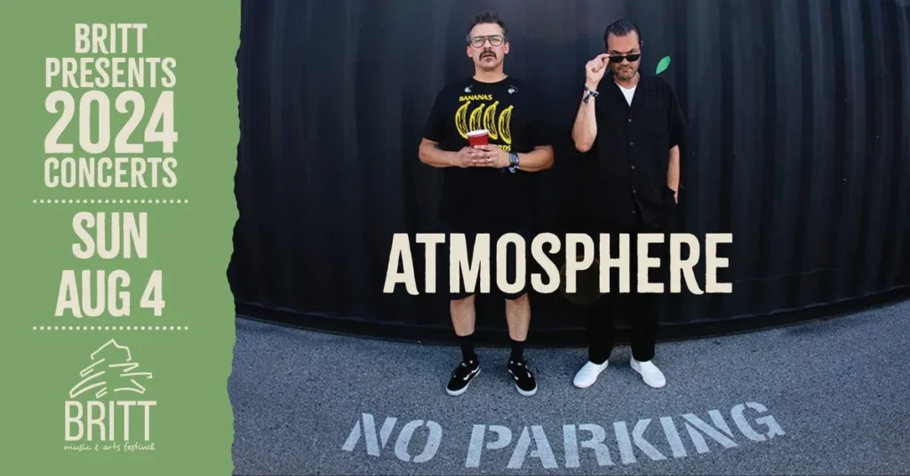 Atmosphere Tickets | 4th August | Britt Festival Pavilion